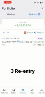 Stock Market Profit And Loss Screenshot | P&L Screenshot