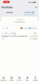 Stock Market Profit And Loss Screenshot | P&L Screenshot