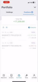 Stock Market Profit And Loss Screenshot | P&L Screenshot